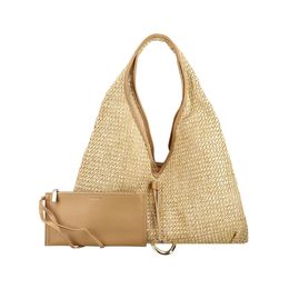 Henkeltasche Dolce Vita "Dolce Vita Taschen Lederimitat", Herren, Gr. onesize, natural, Lederimitat, Taschen