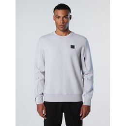 North Sails Sweatshirt Tauchgewebe mit Rundhalsausschnitt
