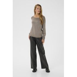 Kaffe Strickpullover KAlizz Strickpullover Tight fit brown