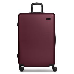 Trolley SMARTBOX "Edition 05 4 Rollen Trolley 76 cm", Gr. 101 l, bordeaux, ABS, Koffer