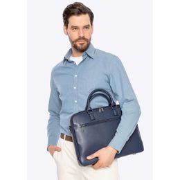 Wittchen Herren-Laptoptasche, 16 Zoll, Kunstleder, Marineblau, &Ouml;ko-Leder