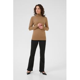 Kaffe Rollkragen Astrid Slim fit brown