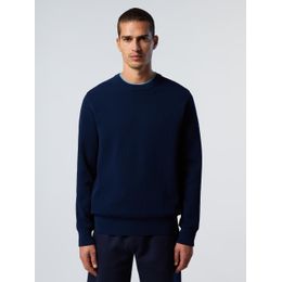 North Sails Pullover Technischer Strickausschnitt mit Rundhalsausschnitt