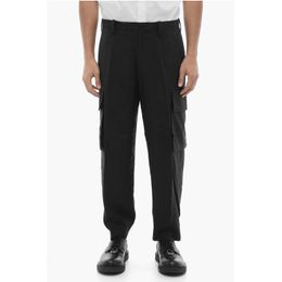 Neil Barrett Locker geschnittene FIREMAN-Cargohose in Schwarz