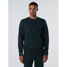 North Sails Sweatshirt Tauchgewebe mit Rundhalsausschnitt