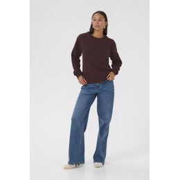 Kaffe Sweatshirt KAlea Loose fit brown