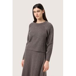 Soaked in Luxury Strickpullover Gerade Passform grey
