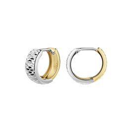 Diamonds by Ellen K. Fascination by Ellen K. Creolen 585/- Gelbgold bicolor diamantiert