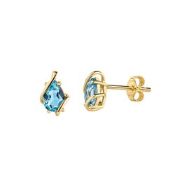 Diamonds by Ellen K. Fascination by Ellen K. Ohrstecker 375/- Gelbgold glanz Blautopas