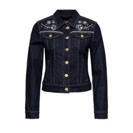 Queen Kerosin Damen Western Jeansjacke Denim
