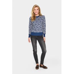 Saint Tropez Strickpullover Gerade Passform dark blue