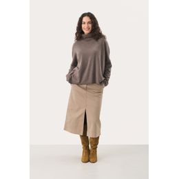 PART TWO Strickpullover Lockere Passform taupe