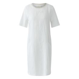 Oui - Kleid, weiss, Gr. 42 / M - Leinen