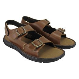 Dunlop Herren Sommer Strand Leder Sandalen