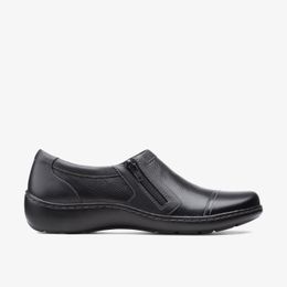 Clarks Cora Giny Schwarze Gepolsterte Schuhe