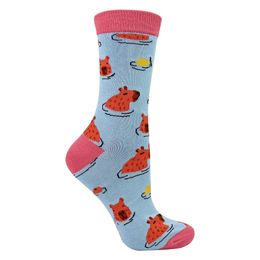 Damen Capybara Neuheiten-Muster Bambus-Socken