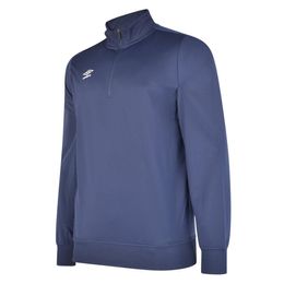 Umbro Herren Club Essential Sweatshirt mit halbem Rei&szlig;verschluss (Dark Navy)