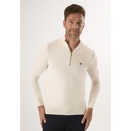 Pullover Strickpullover Mit Halbem Rei&szlig;verschluss