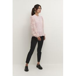 Culture Langarmshirt mit lockerer Passform, blasses Mauve rose