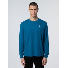 North Sails T-Shirt Langarm mit Logo-Patch