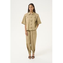 Karen Simonsen Kurzarmhemd Oversize fit Chinchilla beige