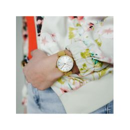 JULIE JULSEN Damenuhr Edelstahl goldfarben Basic Line