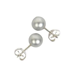 DeMarie Ohrstecker eloxiertes Aluminium silberfarben
