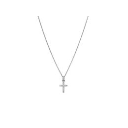 Lyomi Anh&auml;nger mit Kette 585/- Wei&szlig;gold 11 synth. Diam. 0,09ct.