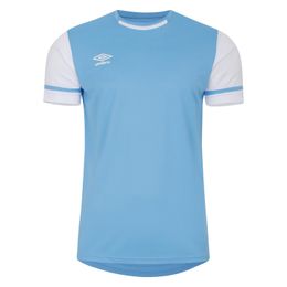 Umbro - "Cavelle" T-Shirt f&uuml;r Herren (Himmelblau/ Brillantes Wei&szlig;)