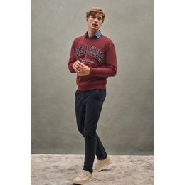 Sweatshirt granatrot im Loose FitEstablished 2012 Polo Club
