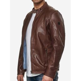 Tazzio Herren Jacke Lederjacke Echtleder