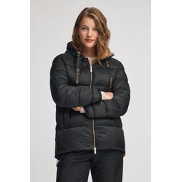 Jacke Ingrid schwarz mit Polo Club-Logo