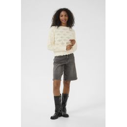 Kaffe Strickpullover KAroxie Loose fit white