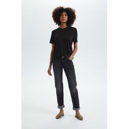 Saint Tropez T-shirt Gerade Passform black