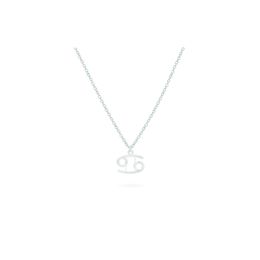 Beka & Bell BEKA&BELL Anh&auml;nger mit Kette 925-Sterling Silber Gl&auml;nzend 42cm Krebs