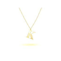 Beka & Bell BEKA&BELL Anh&auml;nger mit Kette 925-Sterling Silber vergoldet Gl&auml;nzend 45cm