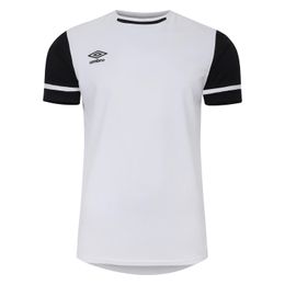 Umbro - "Cavelle" T-Shirt f&uuml;r Herren (Brillantes Wei&szlig;/Schwarz)