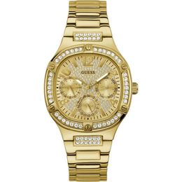 Guess GW0558L2 Goldfarbene Multifunktions-Chronographenuhr f&uuml;r Damen