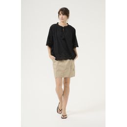 Culture Kurzarm-Bluse Relaxed fit Blac