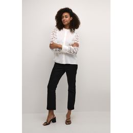 Culture Langarm-Bluse Relaxed fit Spring Gardenia white