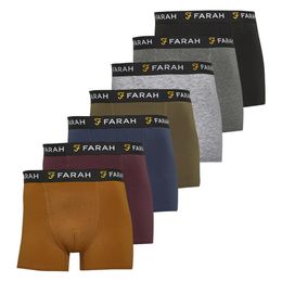Farah 7er-Pack Herren Baumwolle Atmungsaktive Boxershorts Unterw&auml;sche - Kalle Kollektion
