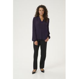 Kaffe Langarm-Bluse Regular fit Dawn Purple