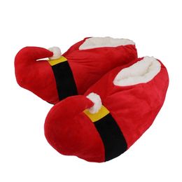 Unisex Weihnachtsweiche Santa Hausschuhe