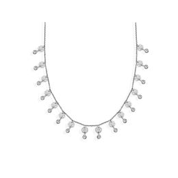 dKeniz Anh&auml;nger mit Kette 925/- Sterling Silber Doppel Fundament Silberkette