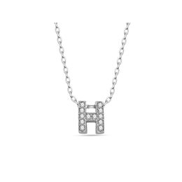 dKeniz Anh&auml;nger mit Kette Buchstabe H 925/- Sterling Silber