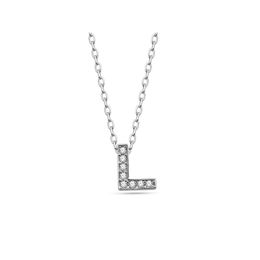 dKeniz Anh&auml;nger mit Kette Buchstabe L 925/- Sterling Silber