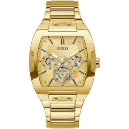 Stilvolle Guess GW0456G2 Phoenix Herrenuhr in Gold Edelstahl