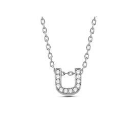 dKeniz Anh&auml;nger mit Kette Buchstabe U 925/- Sterling Silber