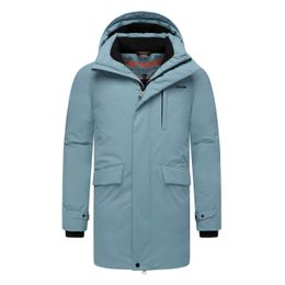 Stone Harbour Herren Winterjacke Emriis mit Fleecefutter & Kapuze
