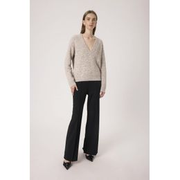 Soaked in Luxury Strickpullover SLVespera Strickpullover Gerade Passform sand
